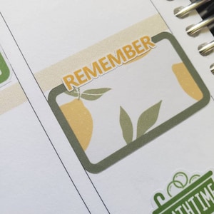 64 Reminder Planner Stickers, Tiny Word Planner Stickers, Don't Forget ...