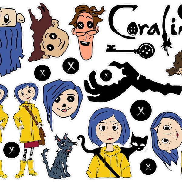Coraline Stickers - Etsy