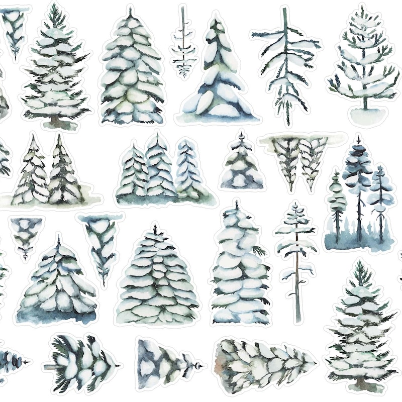 Large Sticker Trees - Etsy