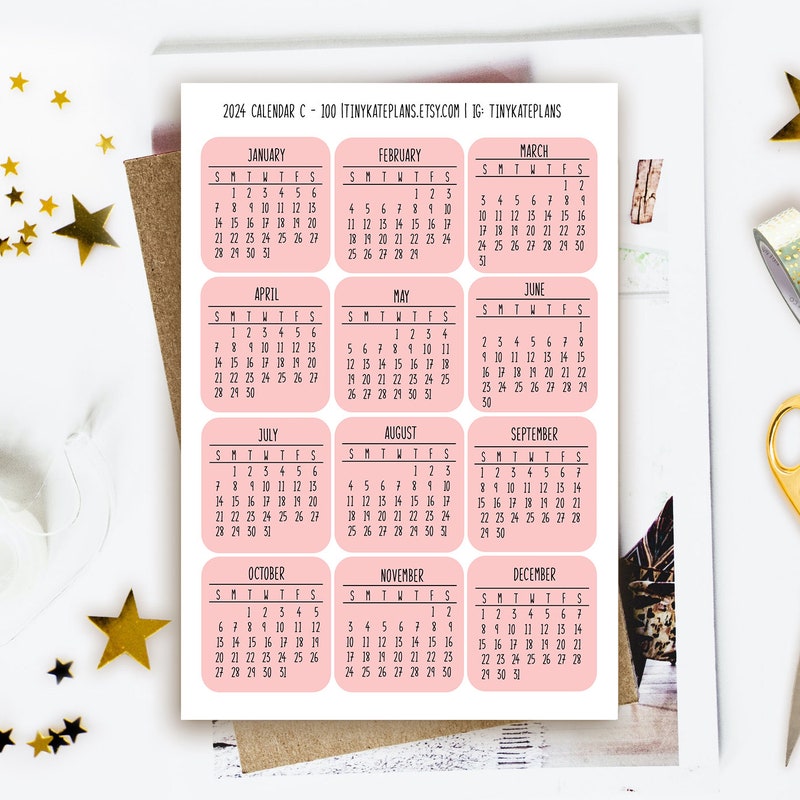 Waterproof Calendars - Etsy