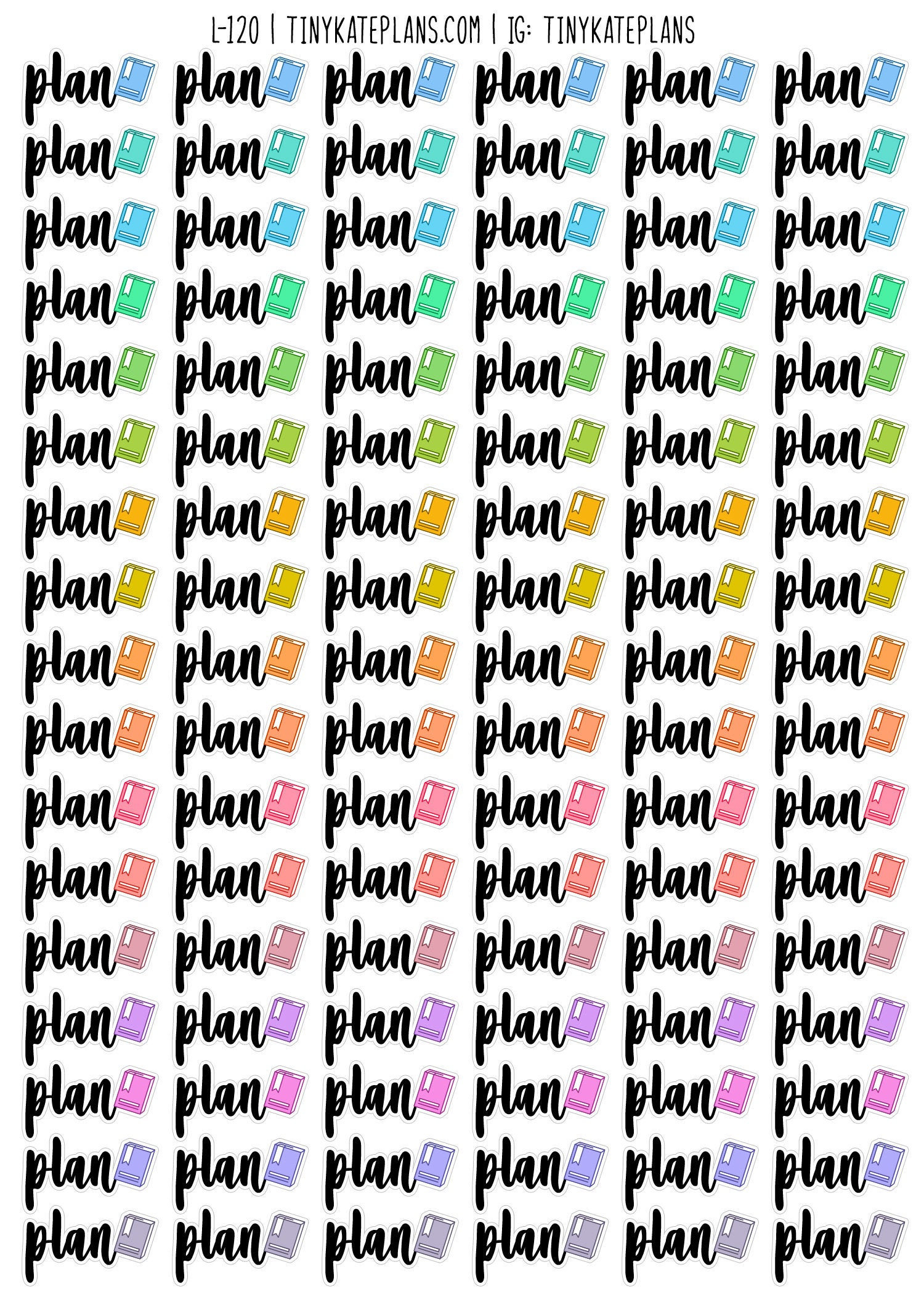 102 Plan Planner Stickers, Tiny Planner Stickers, Book Planner Stickers ...