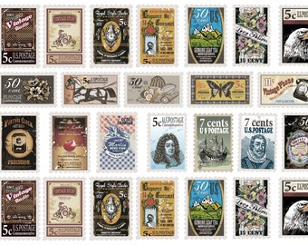 12 Vintage Inspired Pinup Girl Stickers for Junk Journals - Etsy