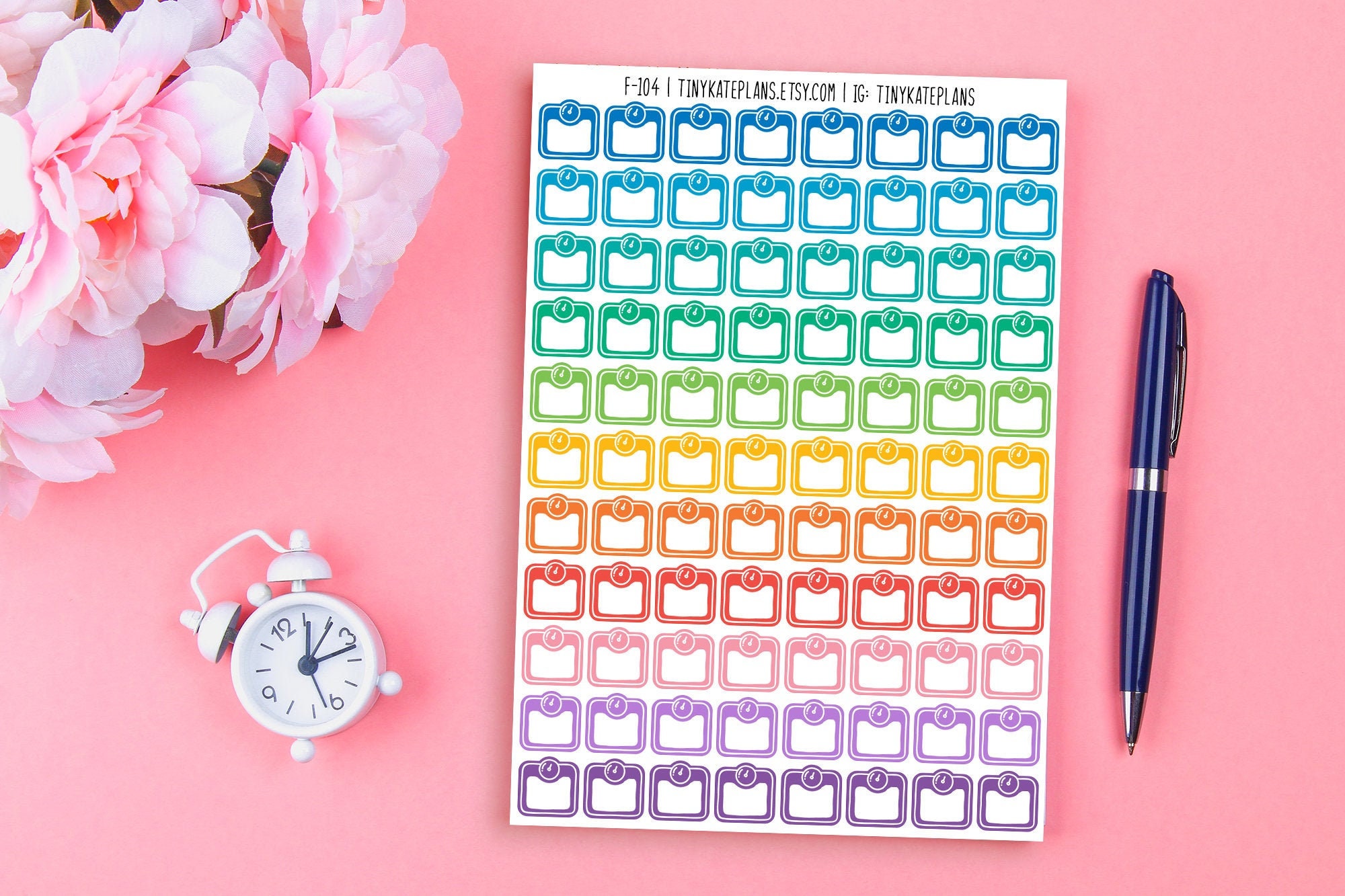 88 Tiny Weight Scale Planner Sticker Weight Loss Stickers - Etsy