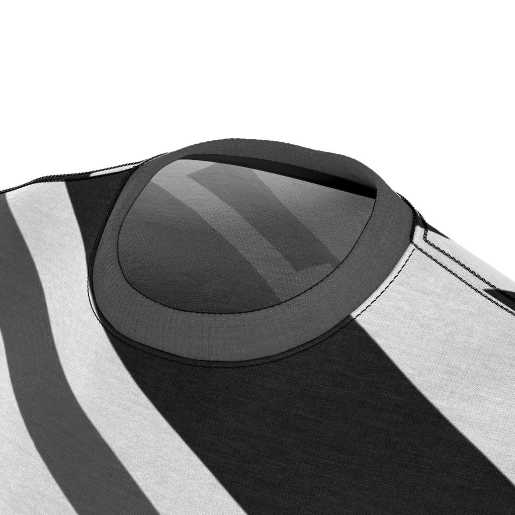 Op Art Diagonal Stripe T-shirt: Black, White & Gray Unisex Tee - Etsy