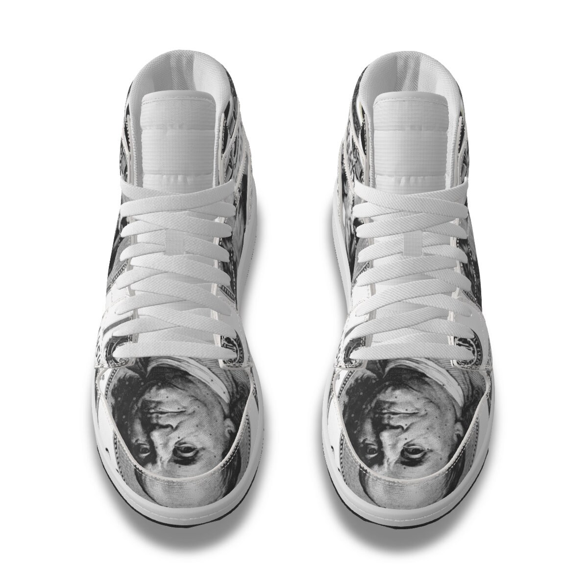 Money Shoe 100 Cash Dollar Bill Ben Franklin Fiat Men's Unisex Faux ...