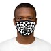 Optical Illusion Mask Checkerboard Chess Black Hole Portal Modern Art ...