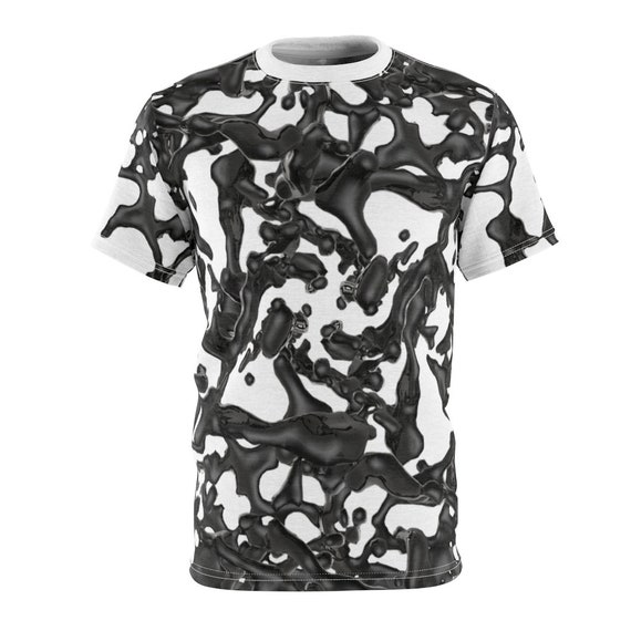 Liquid Camouflage Ferrofluid Venom Symbiote Fluid Op Art | Etsy