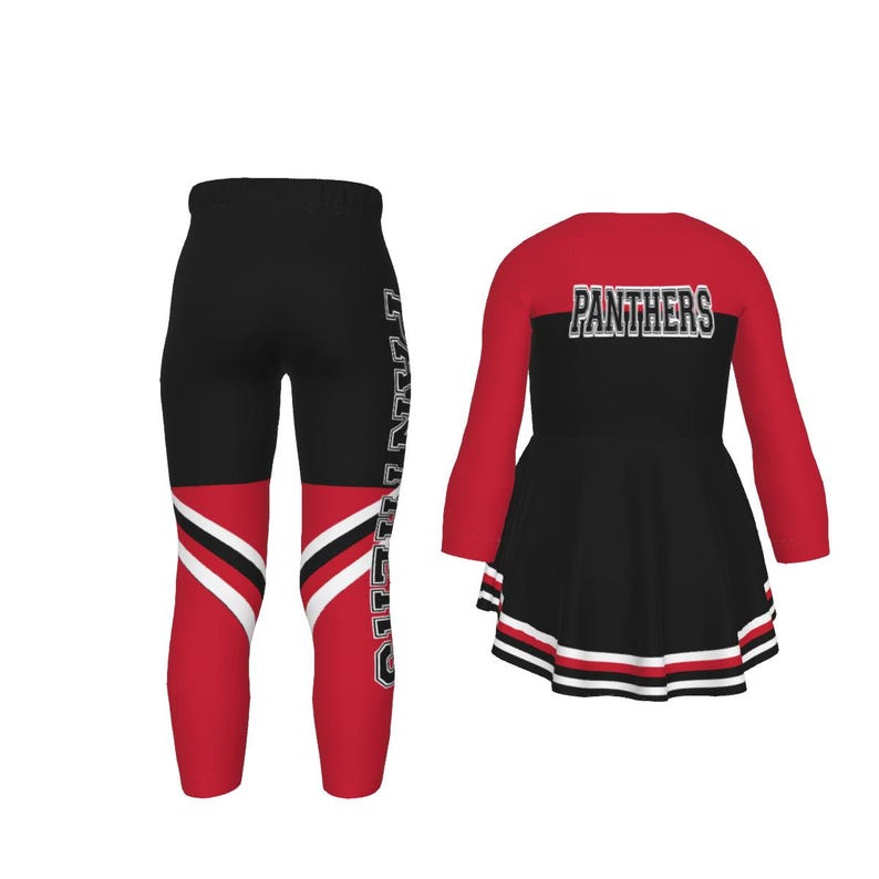 Custom Cheerleader Uniform for Kids - Free Logo Design & Personalized ...