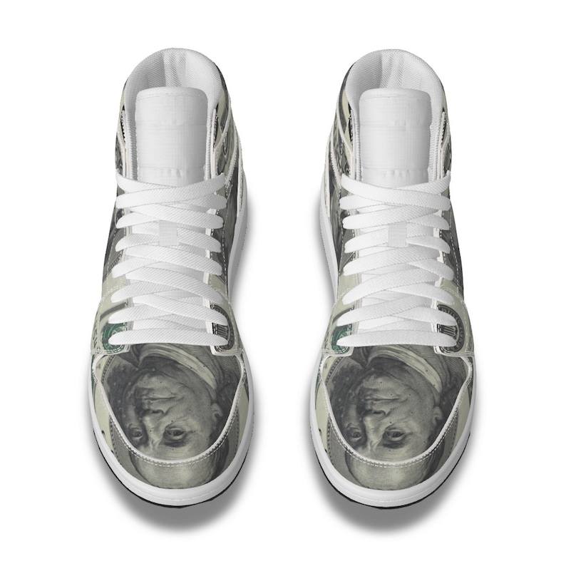Money Shoe 100 Cash Dollar Bill Ben Franklin Fiat Men's Unisex Faux ...