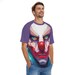 Geometric Evil Clown T-shirt: Halloween Cosplay Tee - Etsy