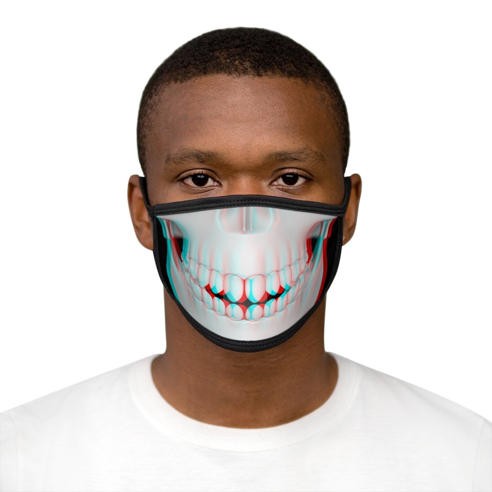 REAL 3D Glasses Stereoscopic Skeleton Skull Mask Halloween Gift Rock ...