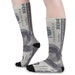 100 Dollar Bill Socks: Novelty Ben Franklin Print, Unisex Long Socks - Etsy