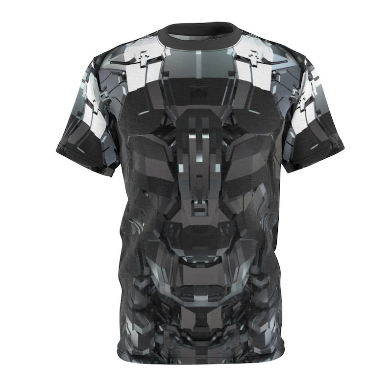 3D Render Robot T-shirt: Sci-fi Cyberpunk Style - Etsy