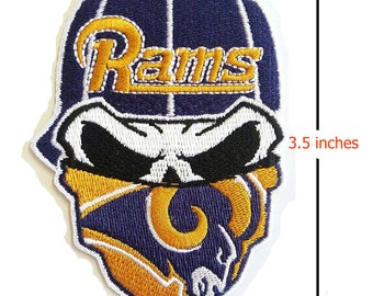 Rams Iron on Patch | Etsy
