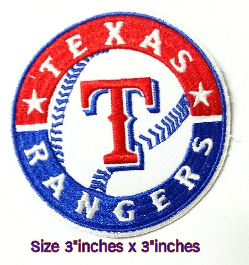 TEXAS RANGERS 3 inches Baseball sport Embroidery Patch iron | Etsy