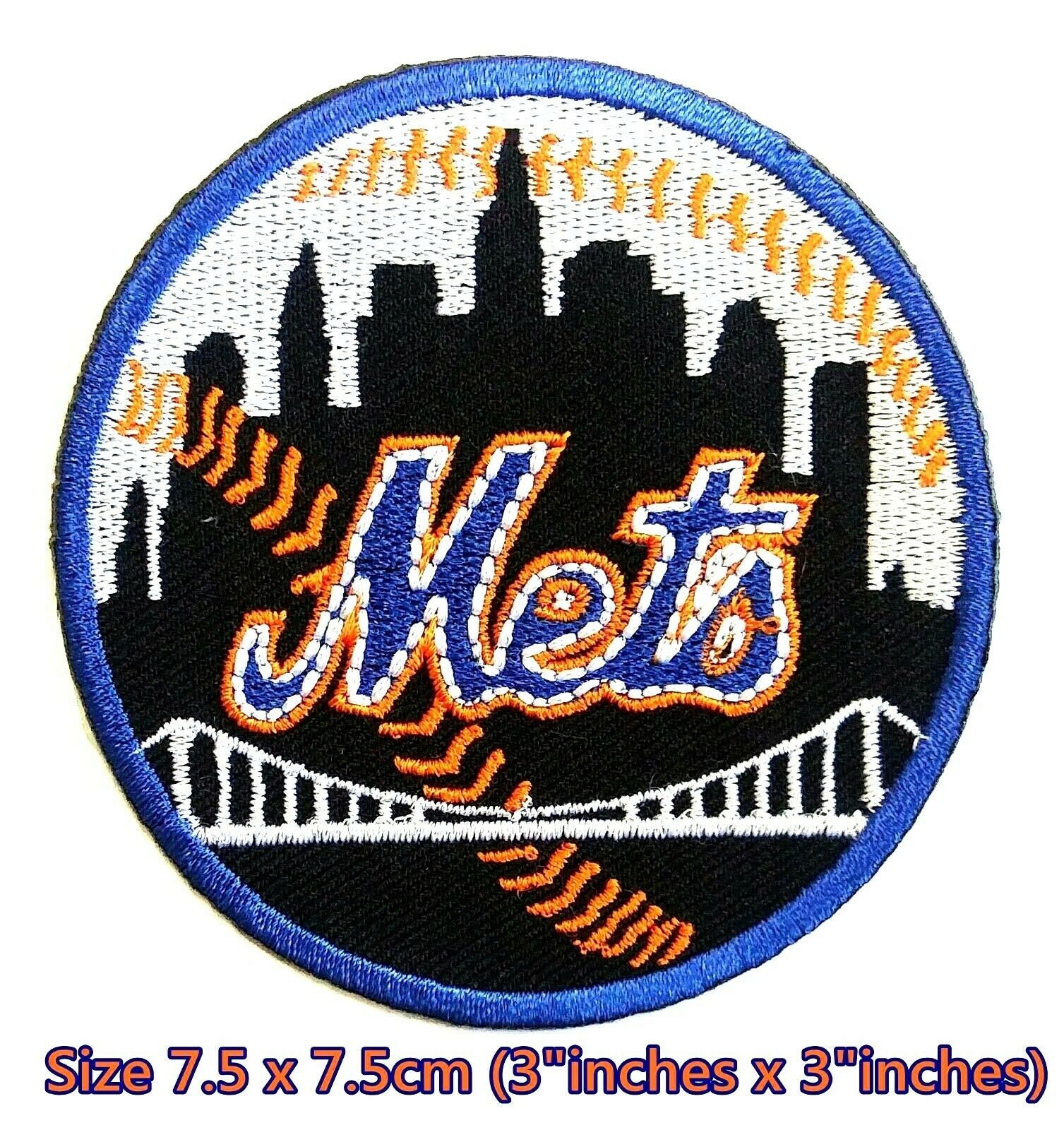 New York Mets 3inch Baseball Sport Embroidery Patch logo | Etsy