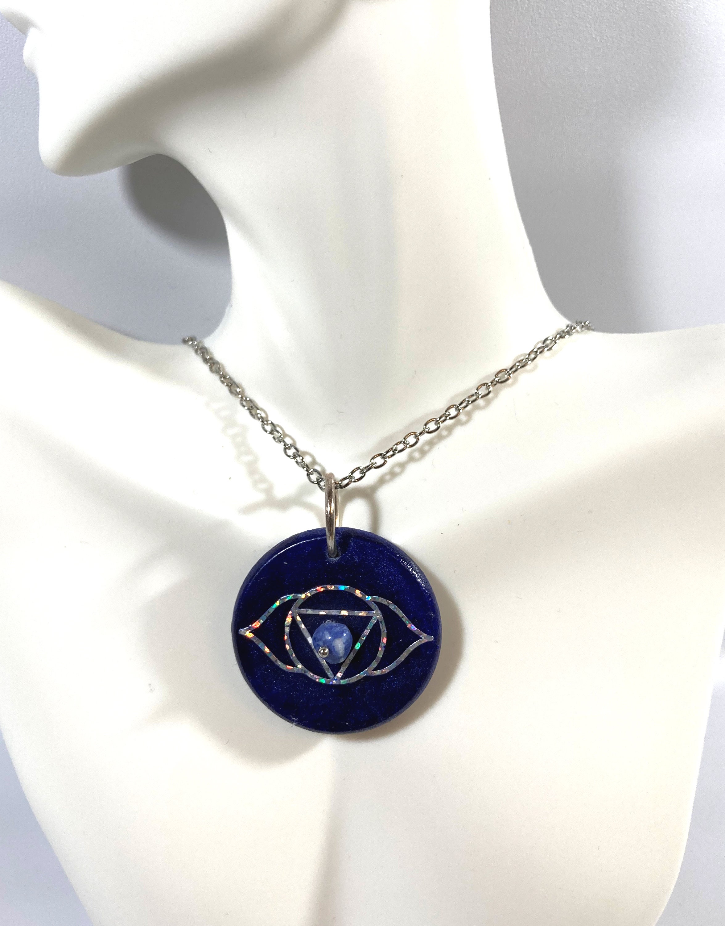 Third Eye Chakra Pendant - Etsy