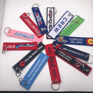 Key Chain, Red Tag Flights, Flight 50 Keychain, Personalized Keychains ...