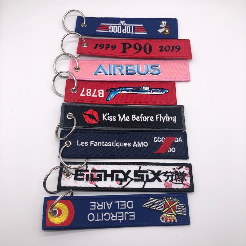 Key Chain Red Tag Flights Flight 50 Keychain Personalized - Etsy
