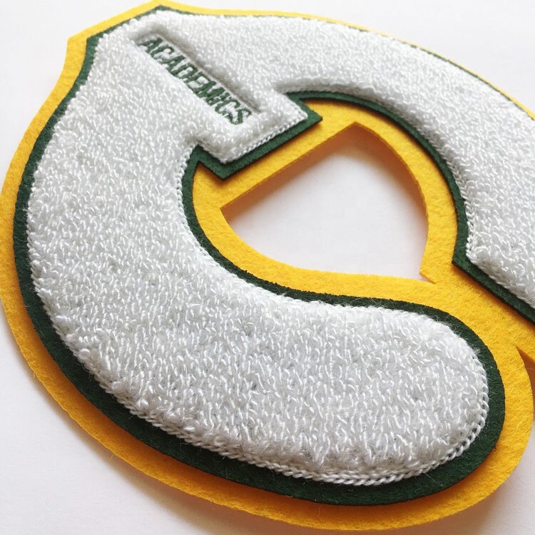 Custom Chenille Varsity Letter Patch: Iron-on or Sew-on - Etsy
