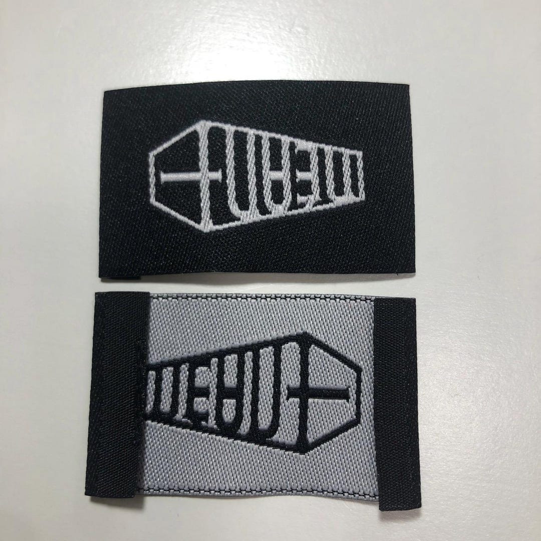 Custom Woven Clothing Labels: Personalized End Fold Tags - Etsy