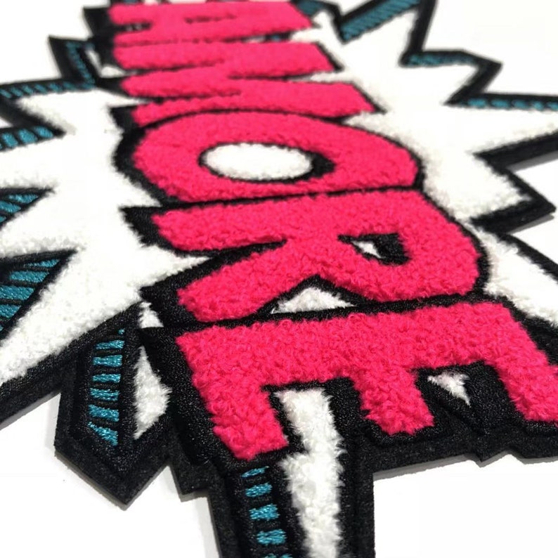 Handmade Custom Chenille Patches Chenille Patches Letters | Etsy