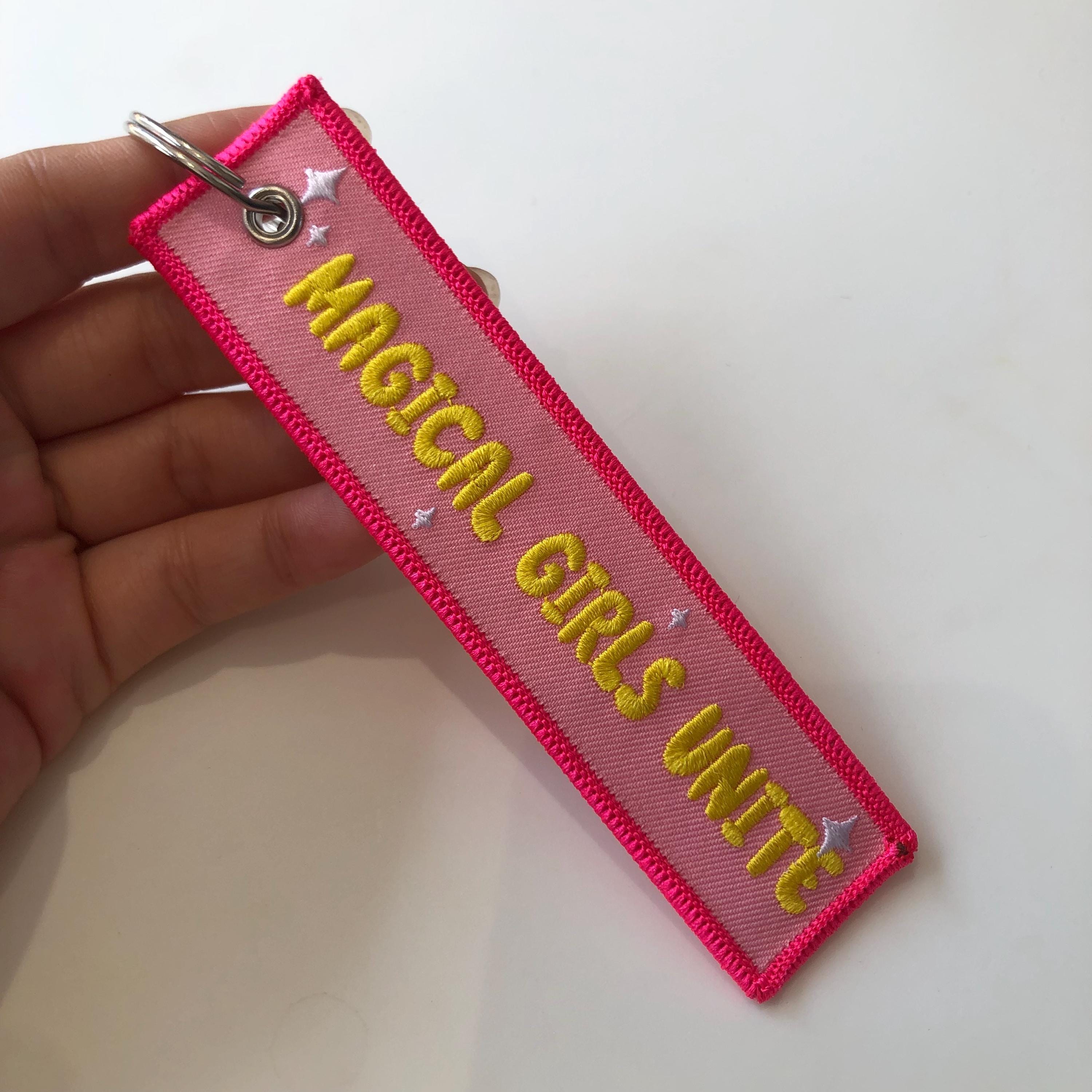 Custom Embroidery Keychain: Personalized Flight Tag Keyring - Etsy