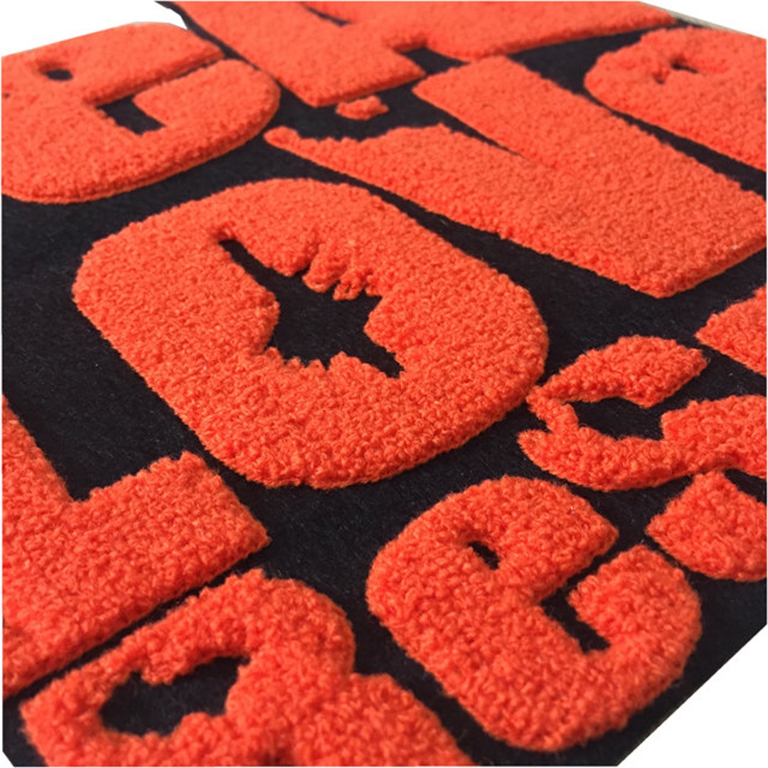 Handmade Custom Chenille Patches, Chenille Patches Letters, Chenille ...