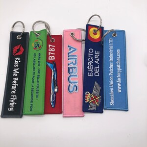 Key Chain, Red Tag Flights, Flight 50 Keychain, Personalized Keychains ...