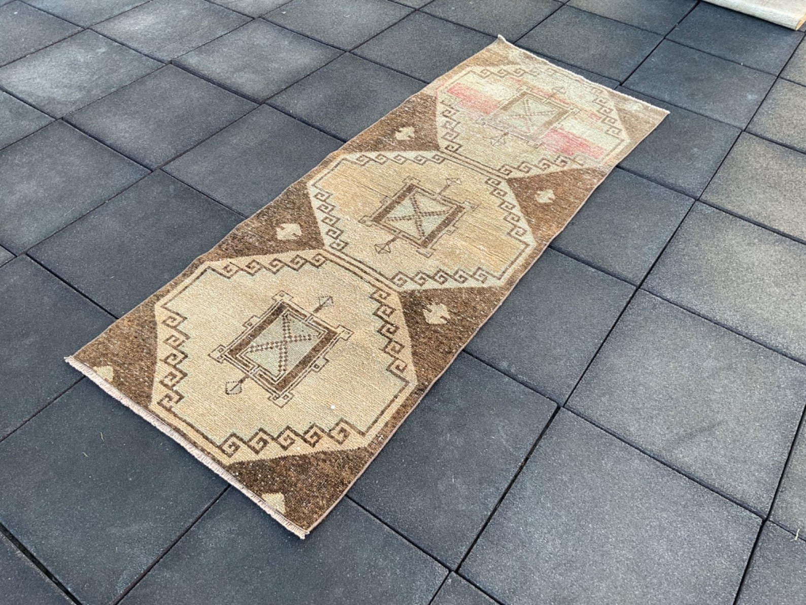 3x7 Rug 3x7 Brown Runner 3x7 Vintage Turkısh Rug 3x7 - Etsy