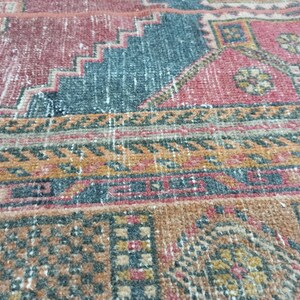 Patchwork Area Rug, Vintage Area Rug, Turkish Rug, Hand Knotted Rug ...