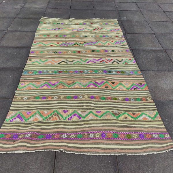 Bohemian Kilim Rug - Etsy