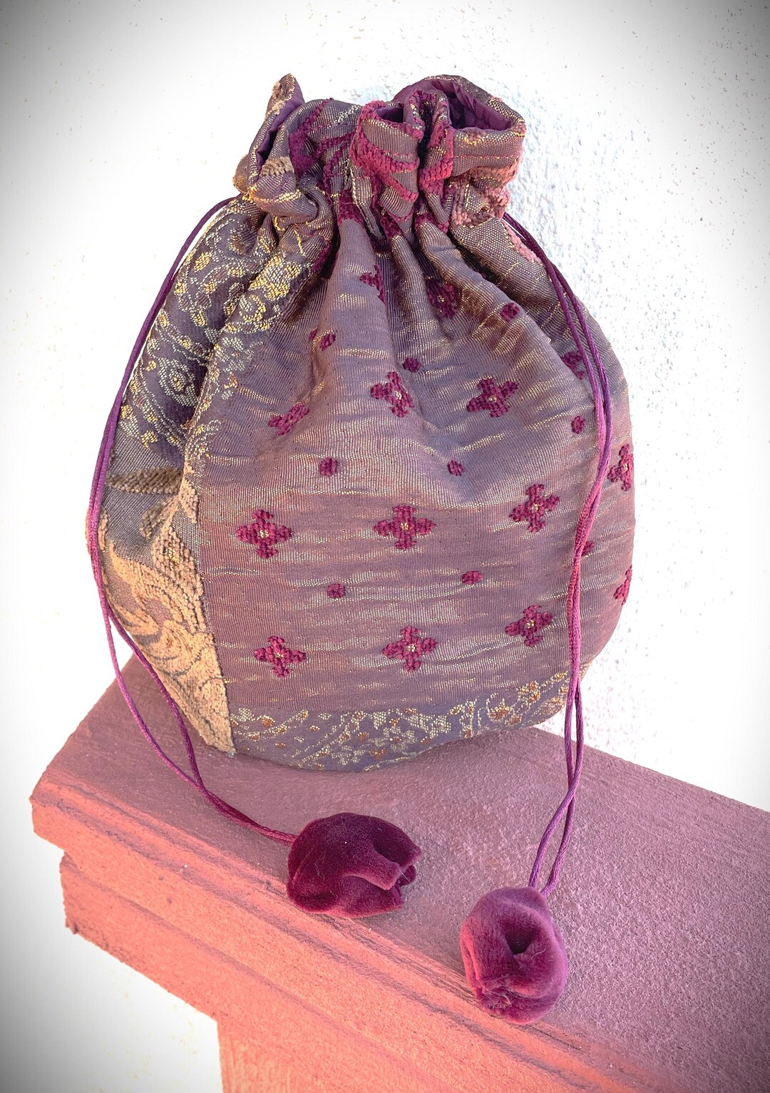 1880's Victorian/civil War/steampunk/boho Style Pouch Purse/reticule - Etsy