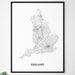 LONDON City Map Modern Minimalist Horizontal Map Wall Decor Wall Art ...