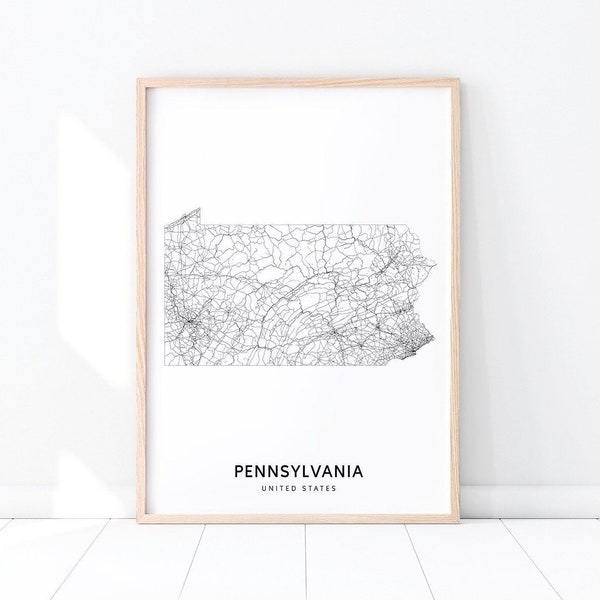 Pennsylvania Poster - Etsy