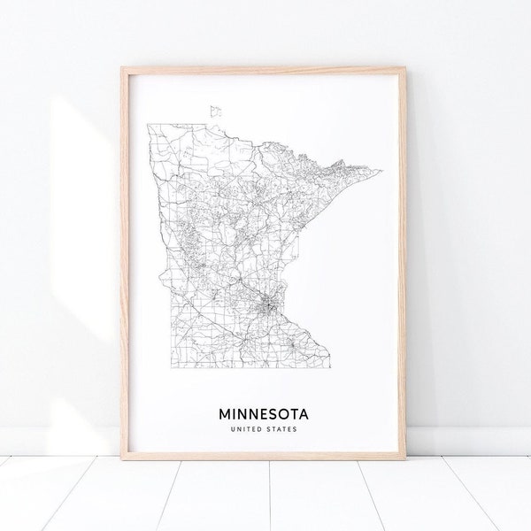 State Map Art Print - Etsy