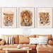 Safari Animals Watercolor Print Black & White Animals Set 3 - Etsy