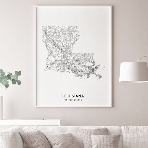 wall art print download USA IA State road map poster vector prints for ...