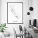 California Map Print, State Road Map Print, California CA USA United ...