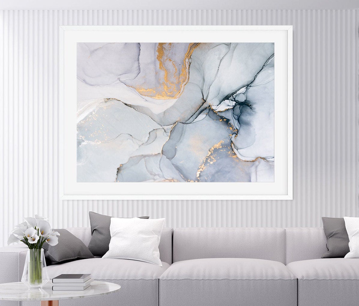 Abstract Print, Abstract Art Poster, Ink Painting Print, Marble Wall ...