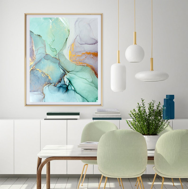 Abstract Print, Ink Painting Art, Abstract Art Poster, Contemporary Art ...