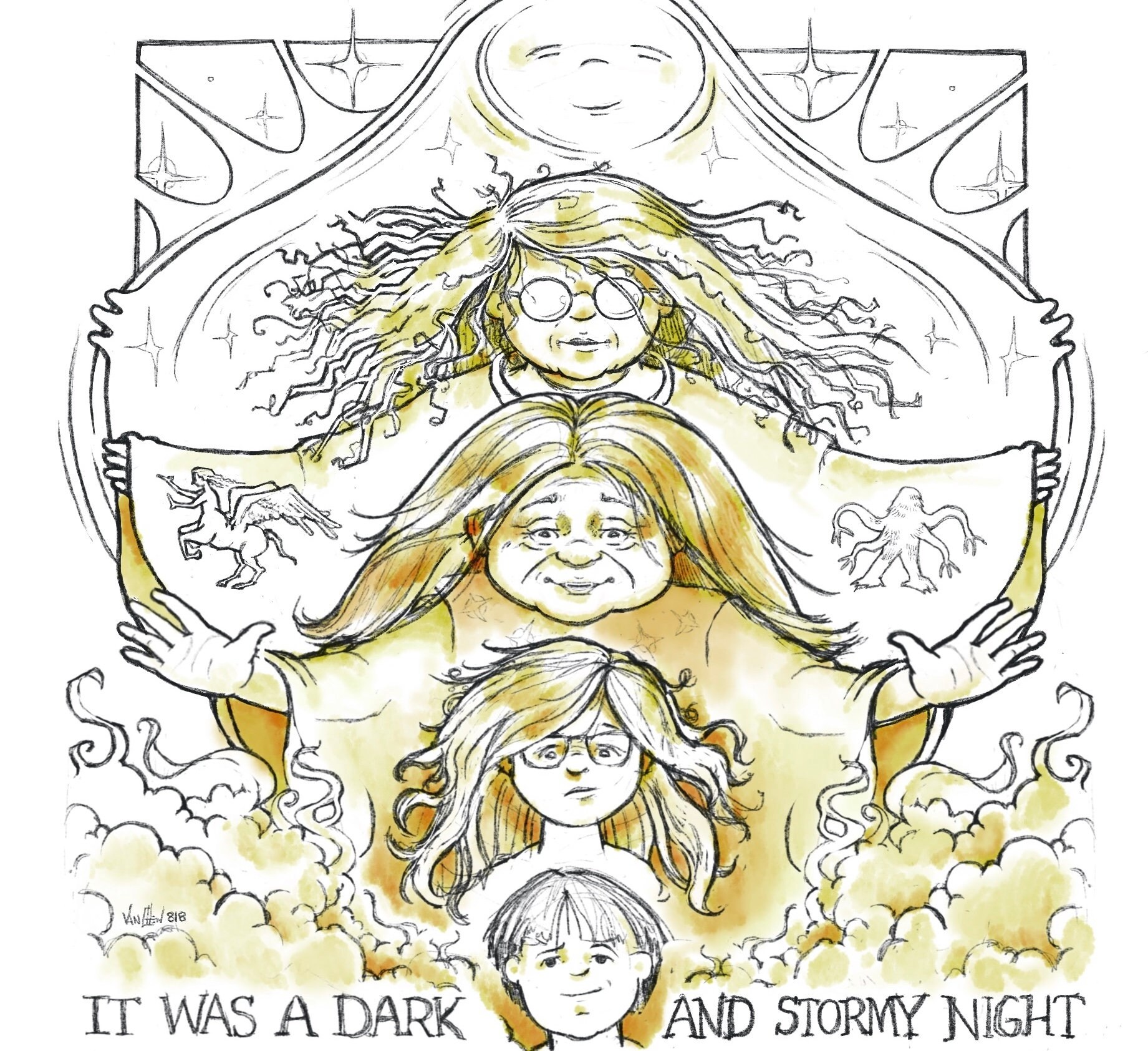 Book Art Print Inspired by A Wrinkle in Time - Etsy