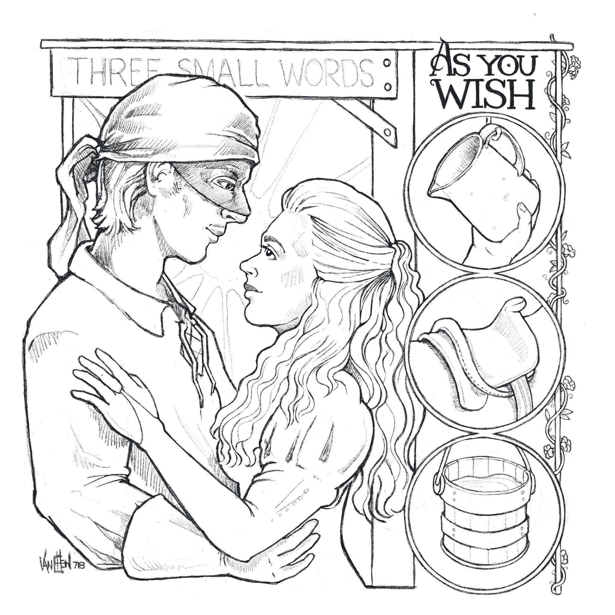 Art Print Inspired by the Princess Bride. - Etsy