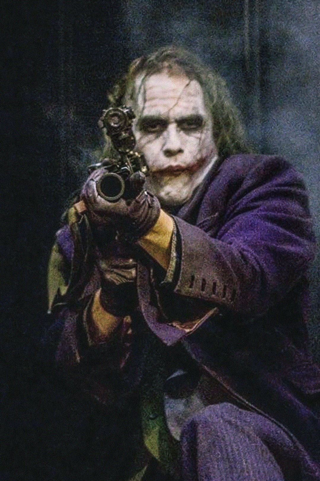 Joker with a Gun | The Dark Knight (2008) | Movie | Heath Ledger ...