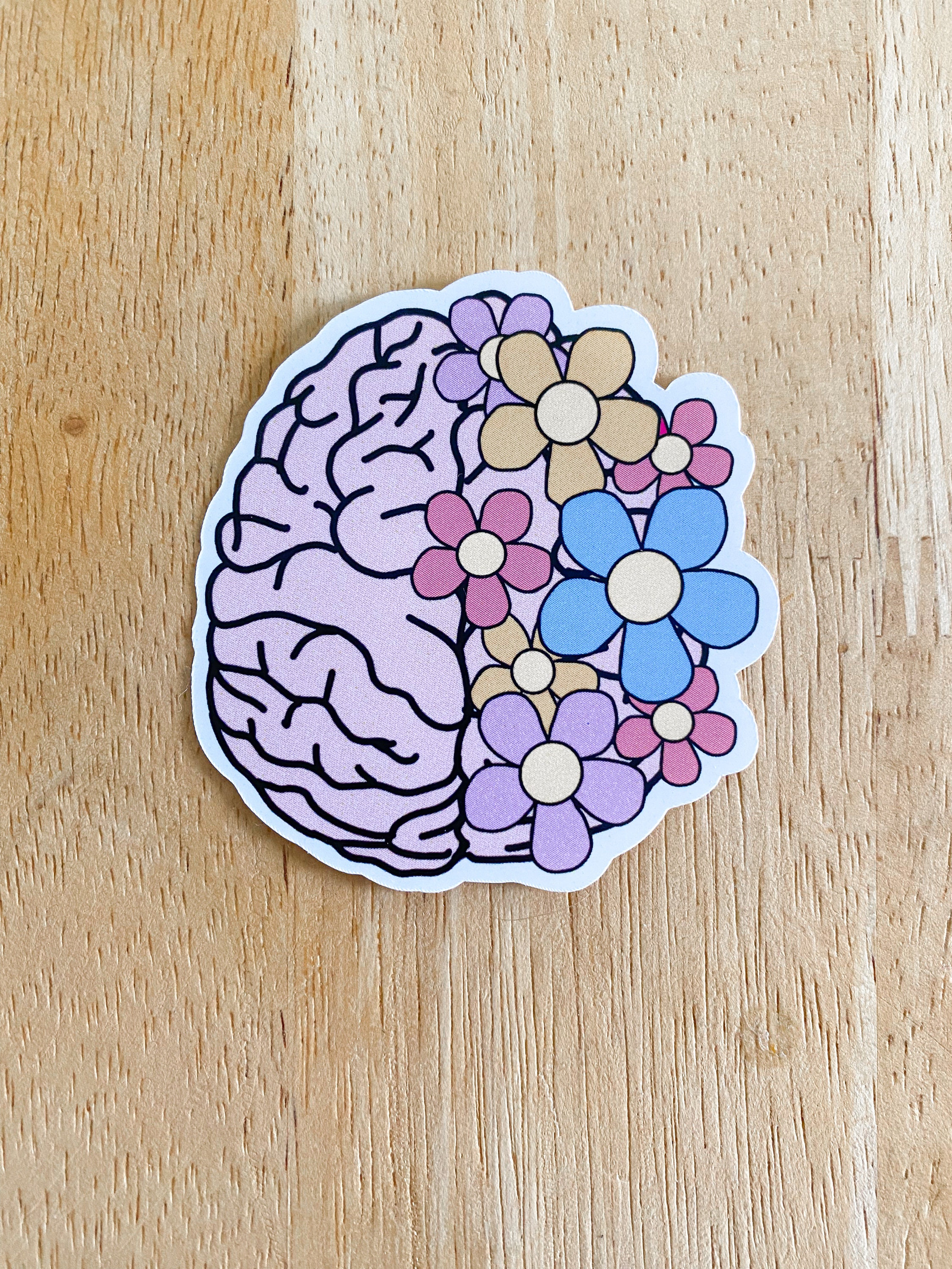Growth Mindset Brain Sticker, Flower Brain, Growth Mindset, 3 Inches ...