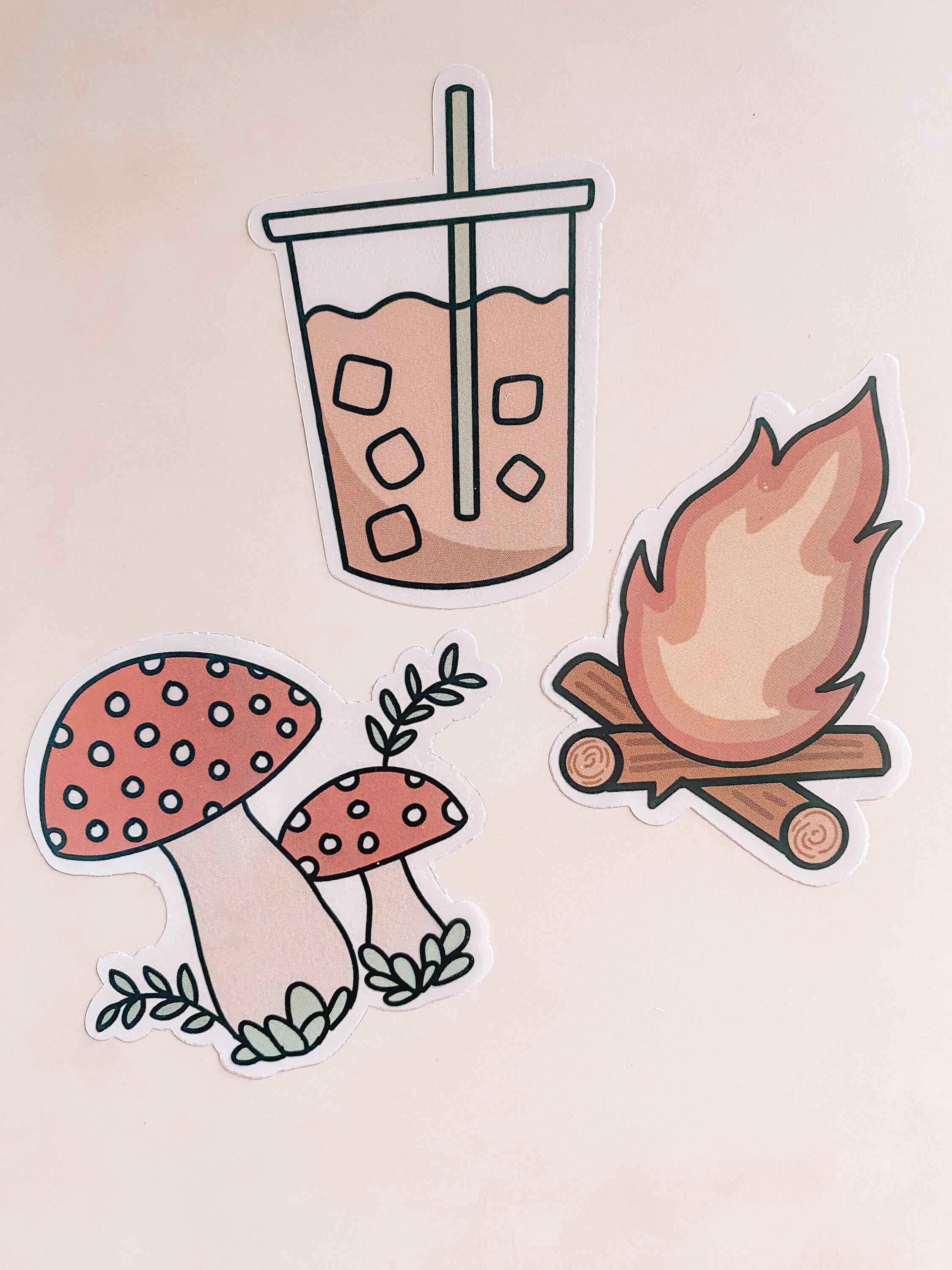 Bonfire Fall Sticker, Transparent Background, Winter Sticker, 3 Inches ...