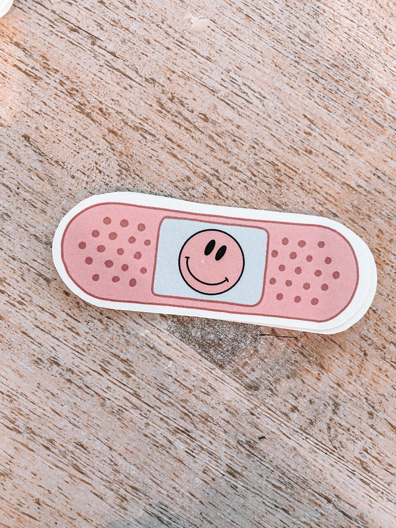 Bandaid Nurse / Doctor Sticker, Smiley Face, Nurse Decal, 3 Inches ...