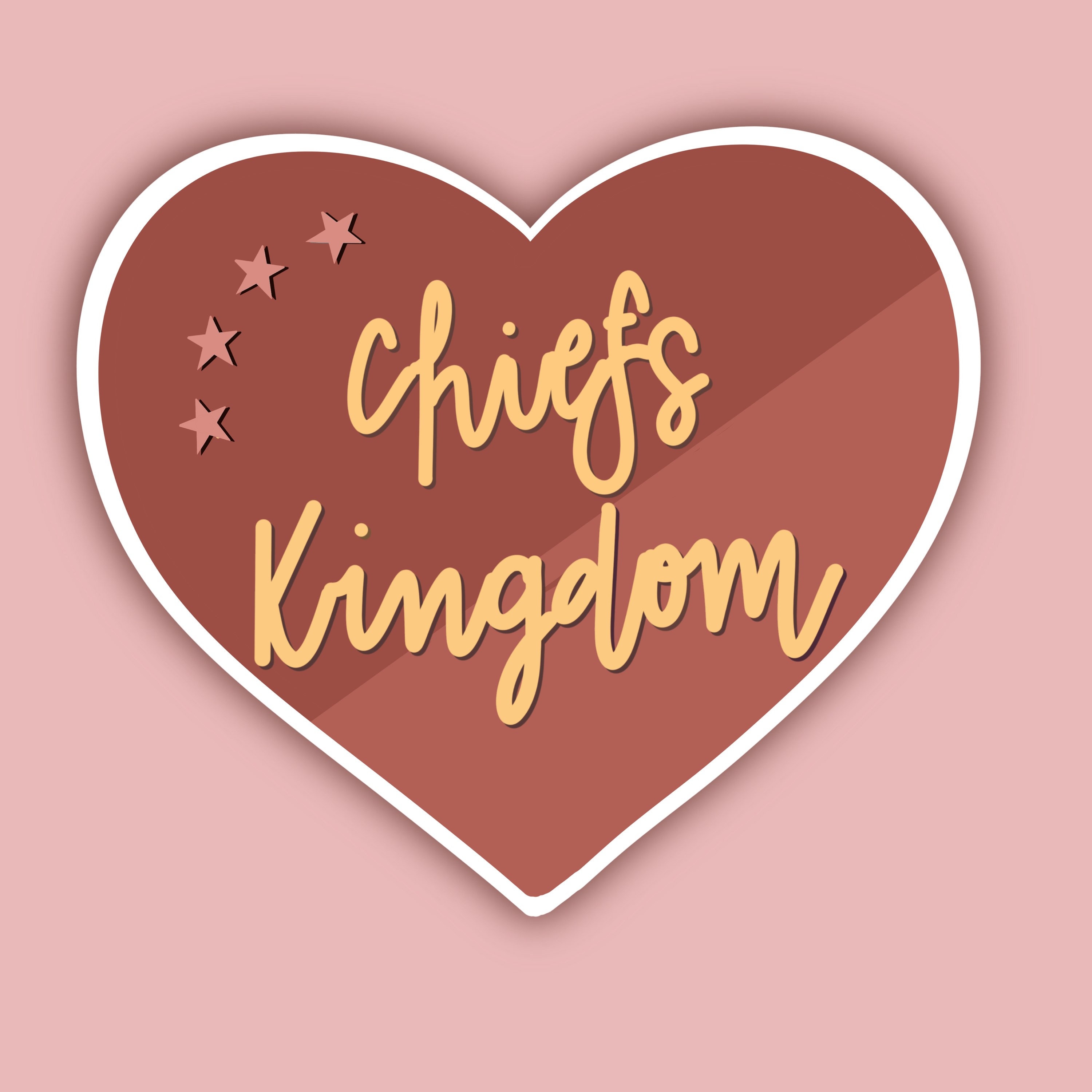 Kansas City Chiefs Vinyl Sticker, Laptop Decal, Water Bottle Sticker ...