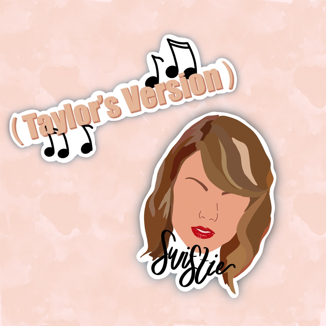 Taylor Swift Sticker Pack, Taylor's Version, Swiftie Sticker, Water ...