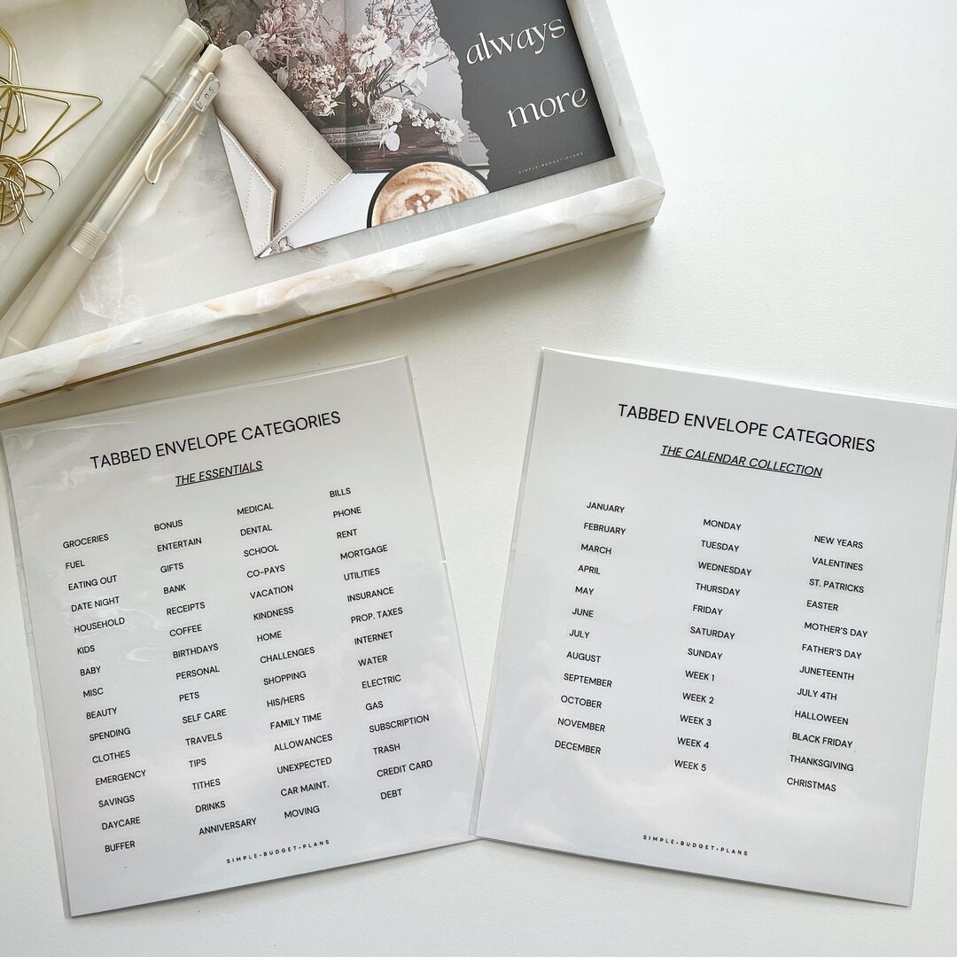 Tabbed Envelope Clear Sticker Labels (labels Only) - Etsy